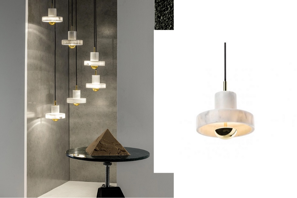 The Radiance of Marble: Tom Dixon's Stone Pendant